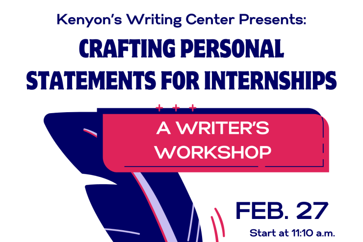 Writing Center | Kenyon College