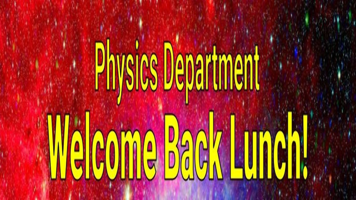 Physics Department Welcome Back Lunch | Kenyon College