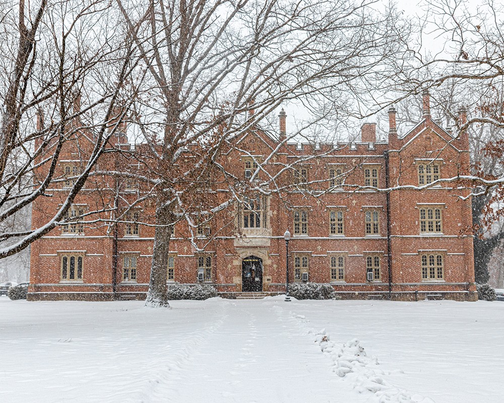 A Snowy Trip Down Middle Path | Kenyon College